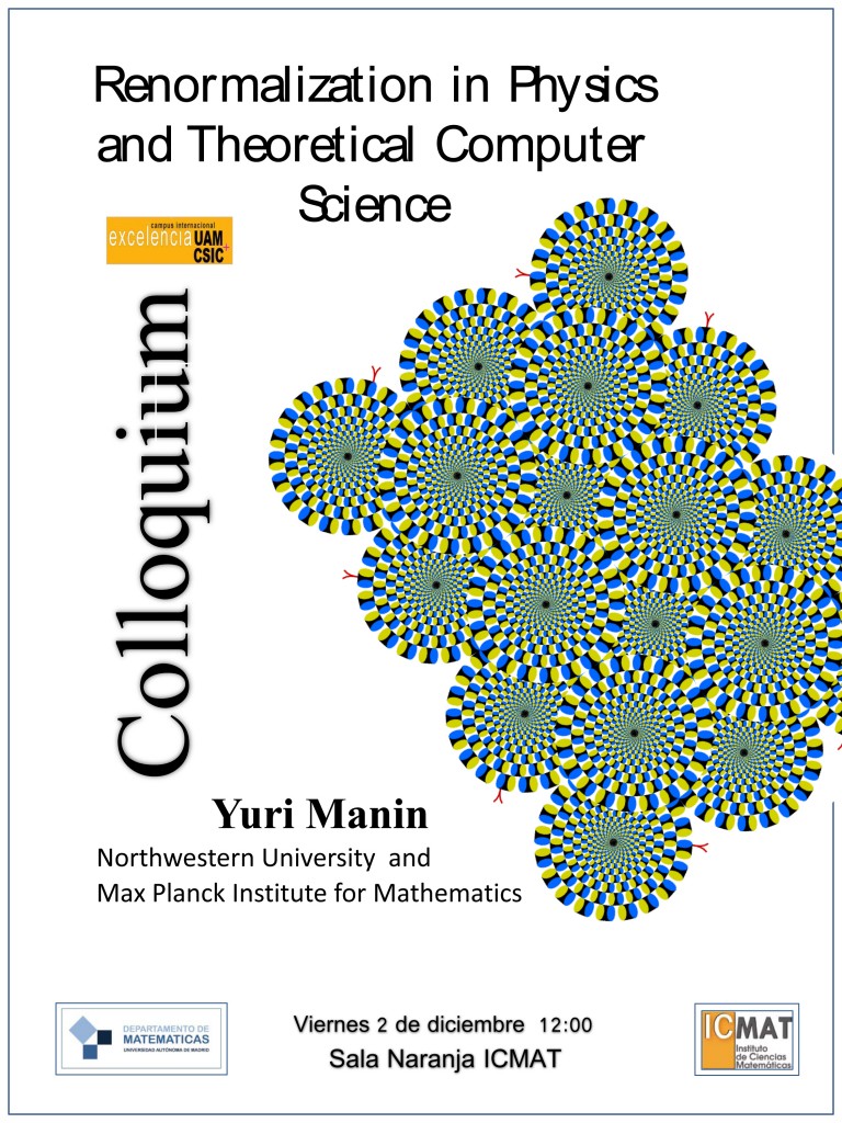 Yuri I. Manin en el Coloquio ICMAT-UAM - Matemáticas y sus fronteras
