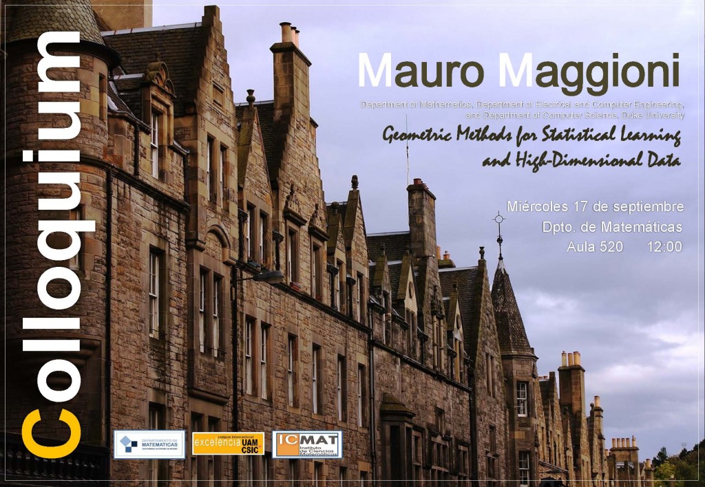 Mauro Maggioni inaugura la nueva temporada de coloquios ICMAT+UAM ...